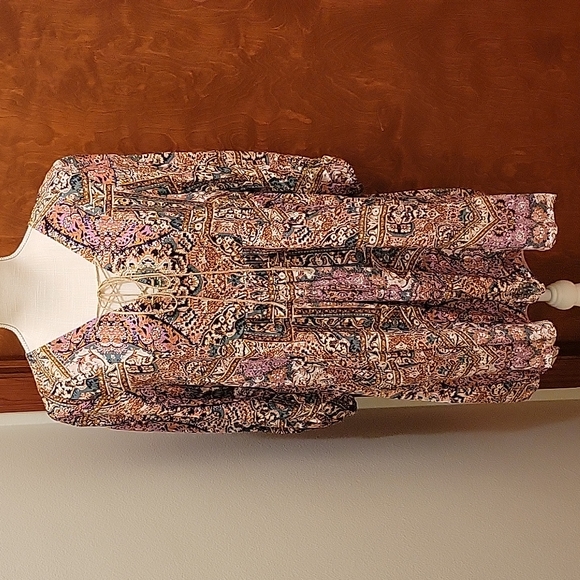 entro | Dresses | Entro Boho Western Style Dress With Pockets And ...